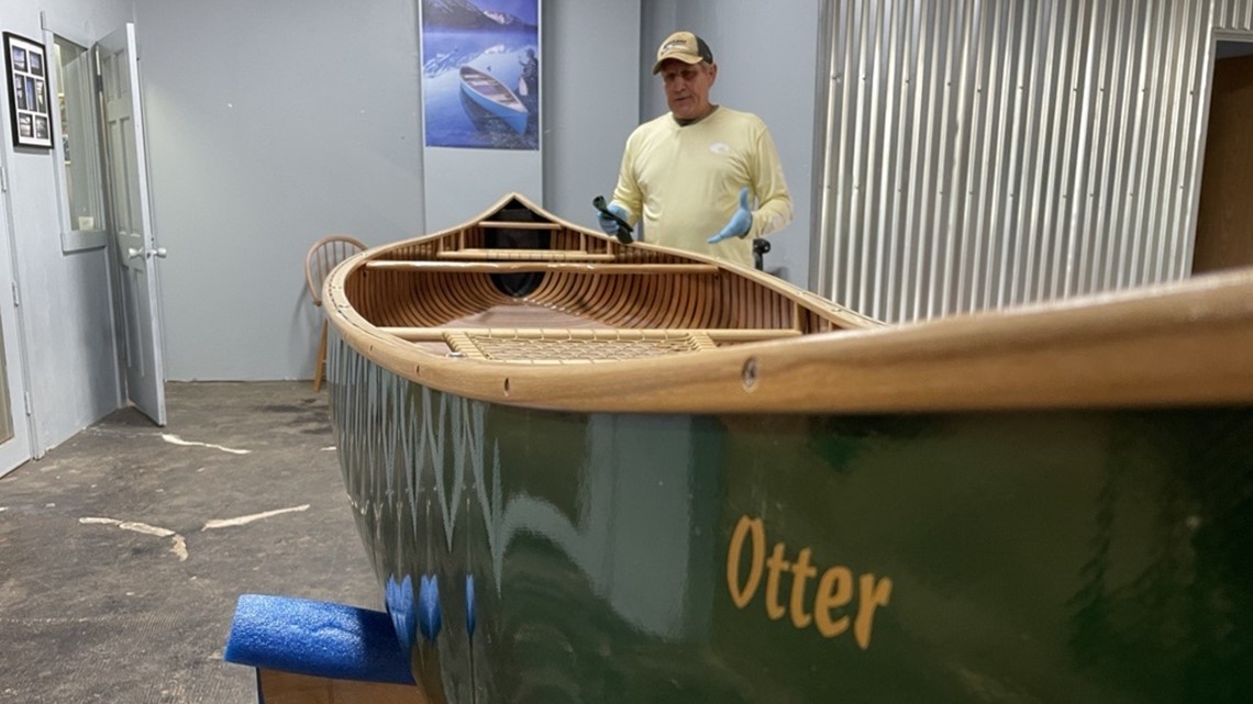 Meet the QC man behind Navarro Canoe Co.'s handcrafted boats | wqad.com