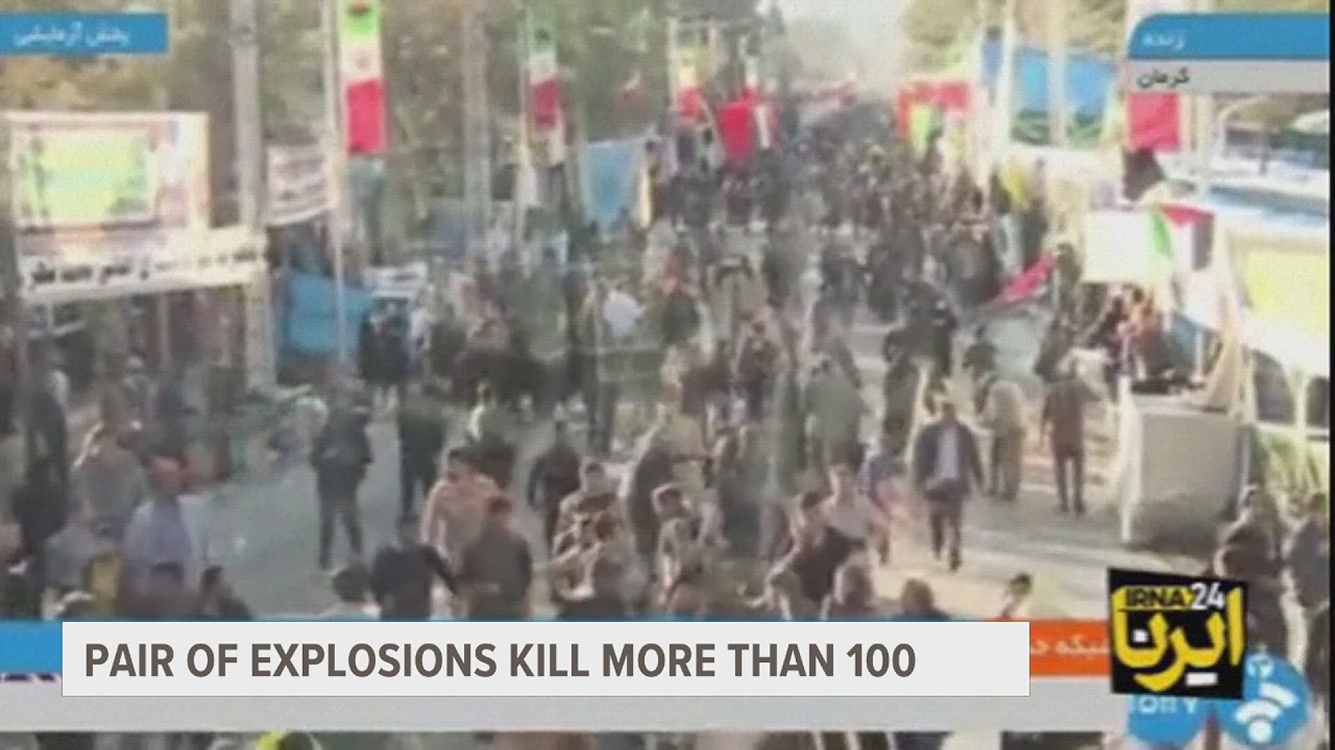 A pair of bombs kills more than 100 in Iranian City | wqad.com