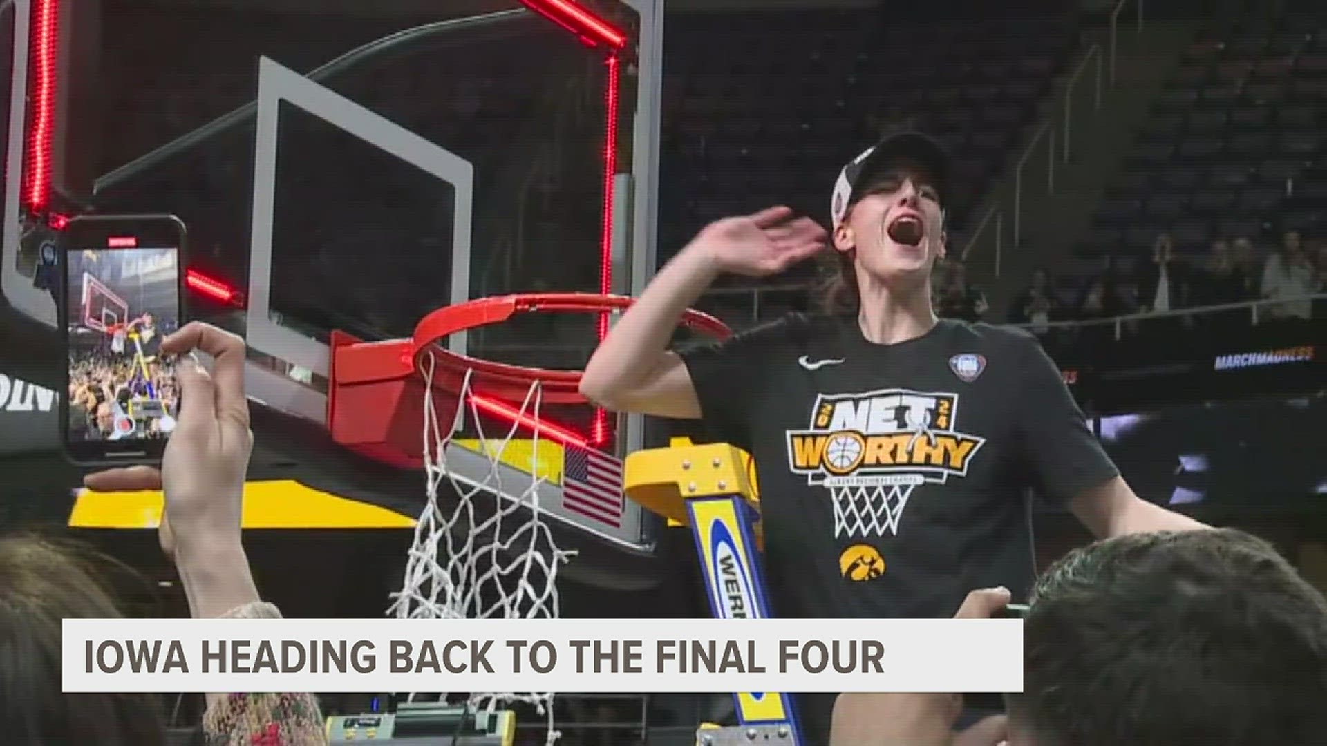 Caitlin Clark leads Iowa back to Final Four in win over LSU | wqad.com