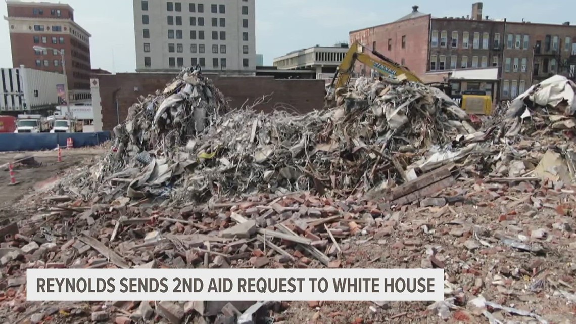 Iowa Gov. Reynolds sends second request for federal aid after collapse ...