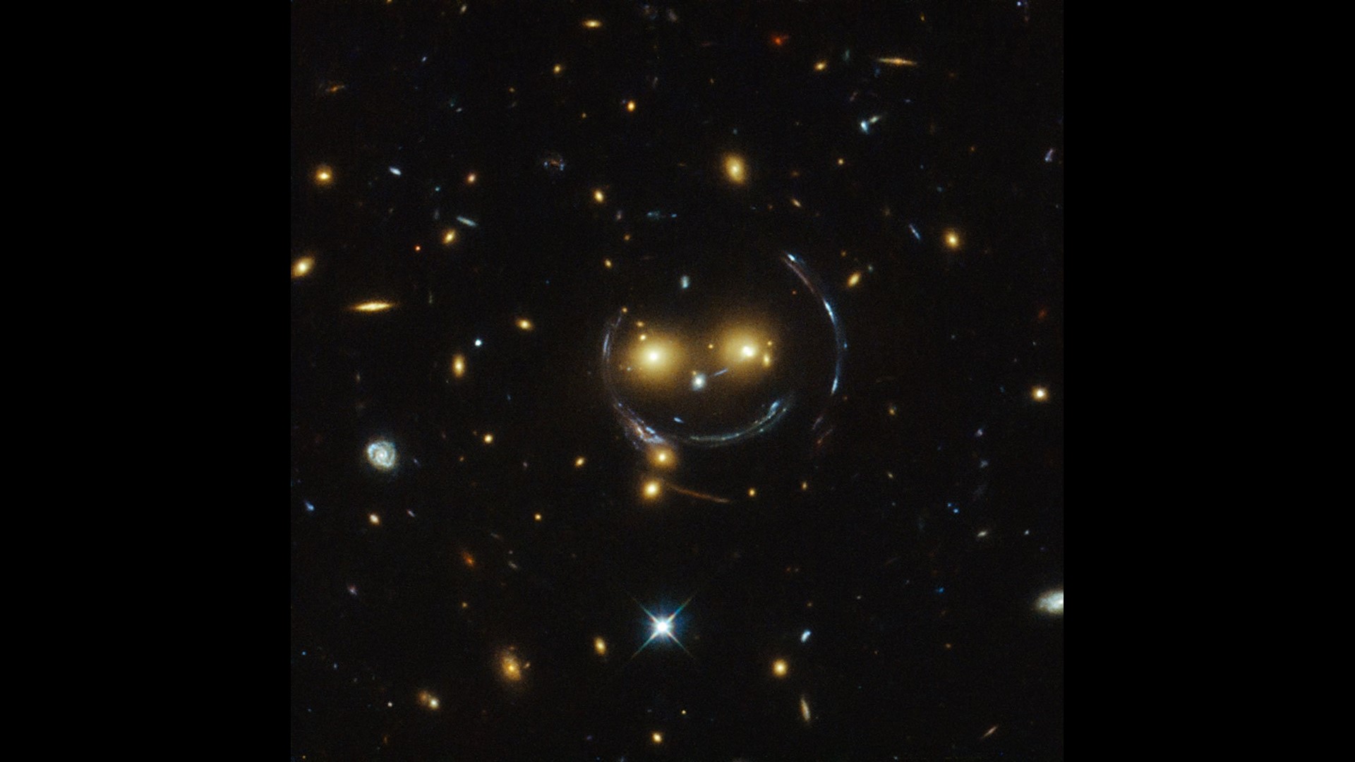 Hubble Telescope spots smiley face in space | wqad.com