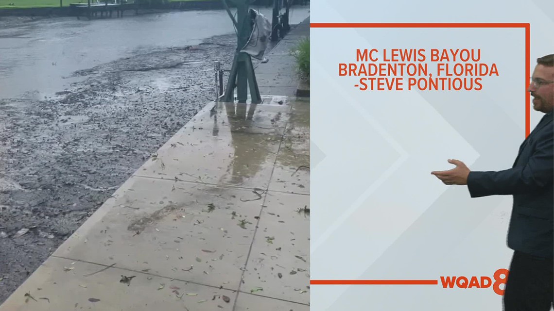 Reverse storm surge empties Tampa Bay | wqad.com