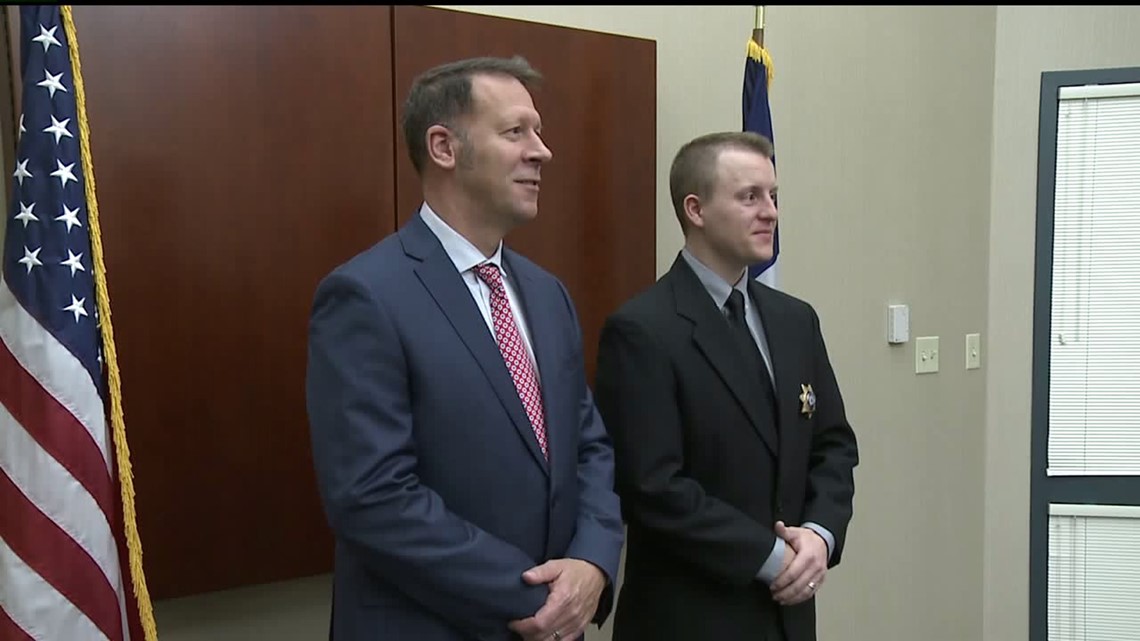 Scott county patrol swear in new deputy sheriff | wqad.com