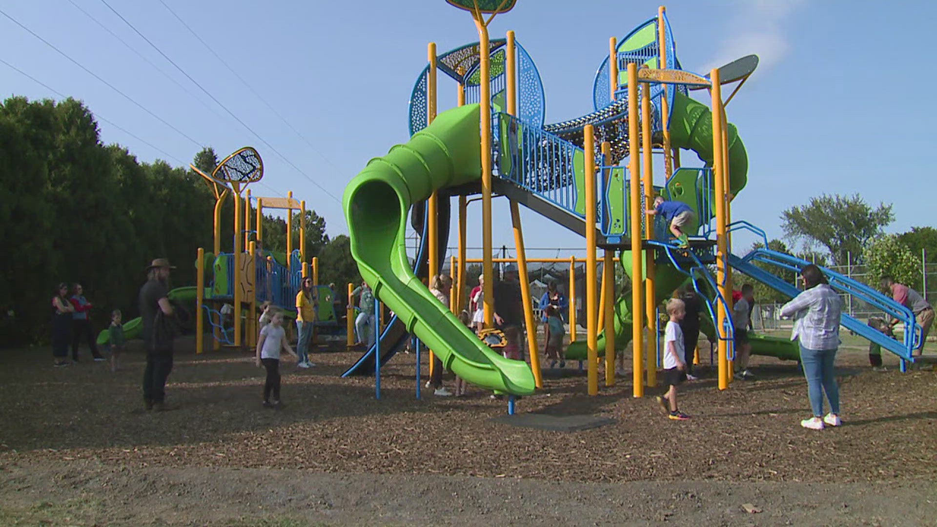 New playground opens at Bettendorf's Ed Scheck Park | wqad.com