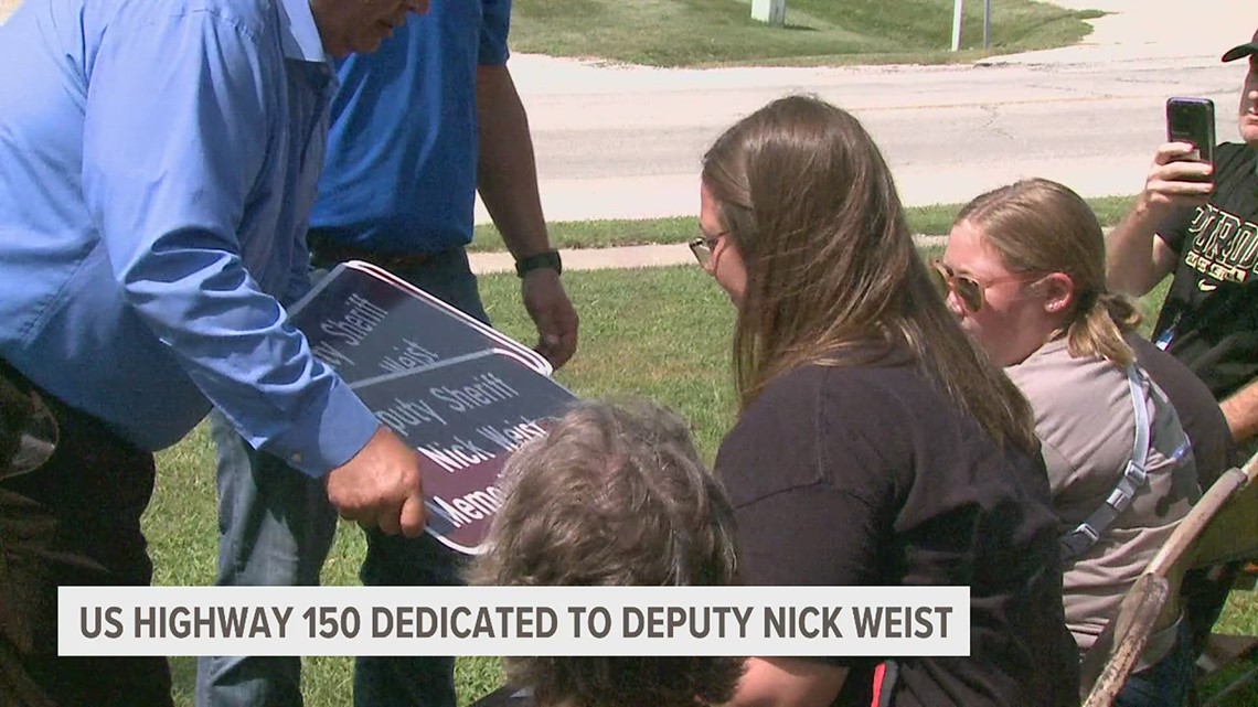 Portion of U.S. Highway 150 named after Deputy Sheriff Nick Weist ...