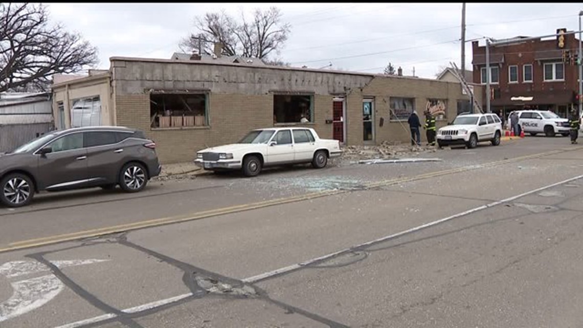Business neighbors come together to reopen five days after explosion ...