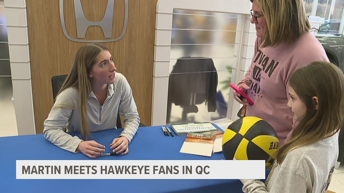 Kate Martin meets fans in the Quad Cities | wqad.com