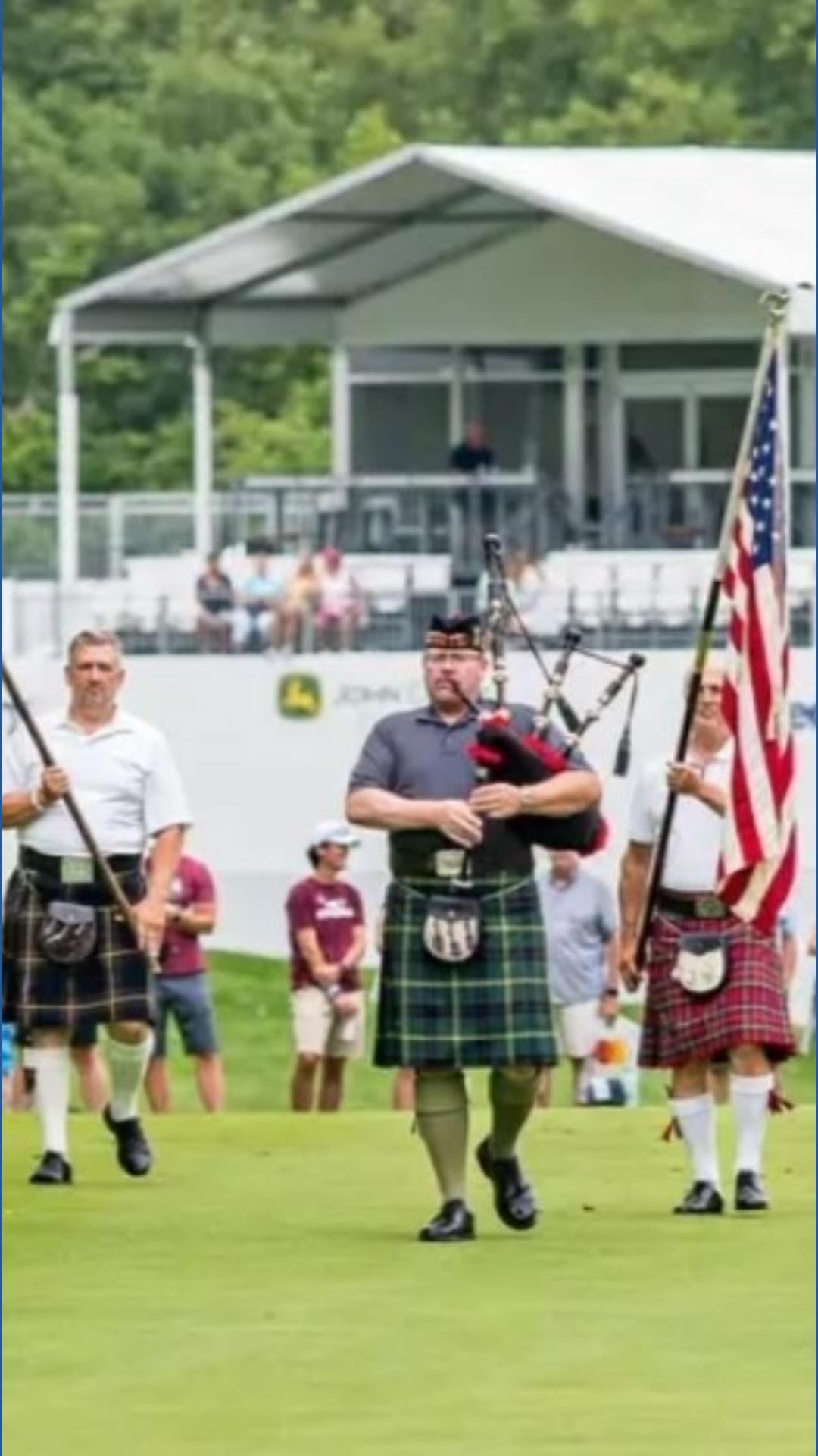 Meet the bagpipe player who kicks off the JDC's trophy presentation ...