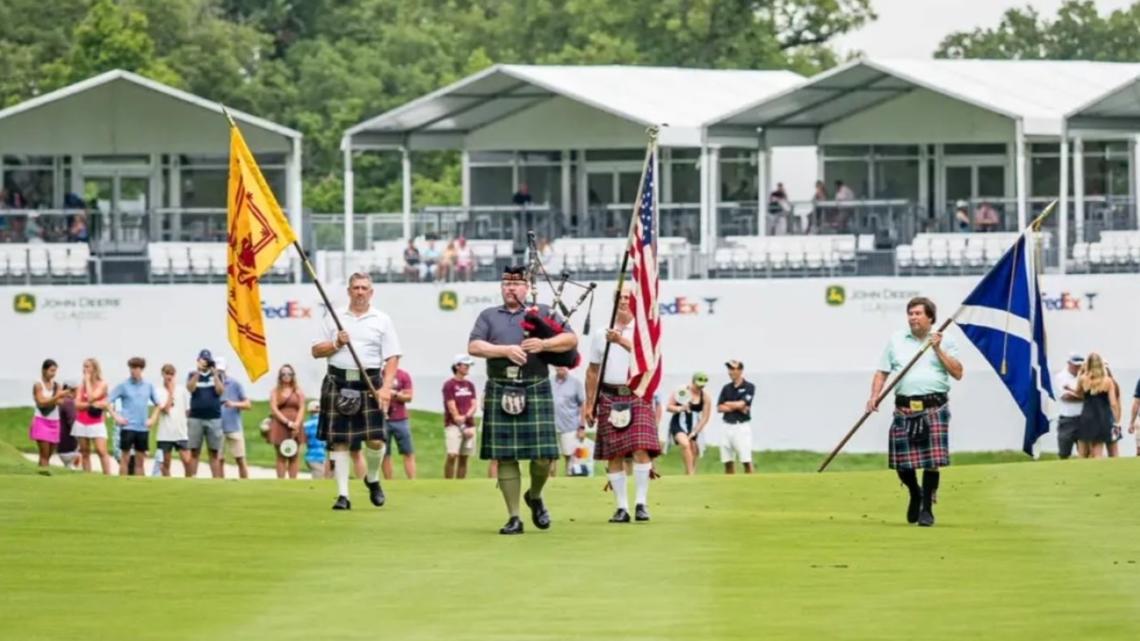 Meet the bagpipe player who kicks off the JDC's trophy presentation ...