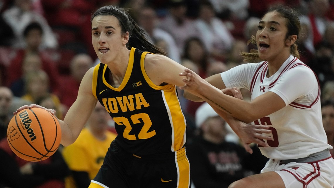 Caitlin Clark closing in on NCAA scoring record | wqad.com