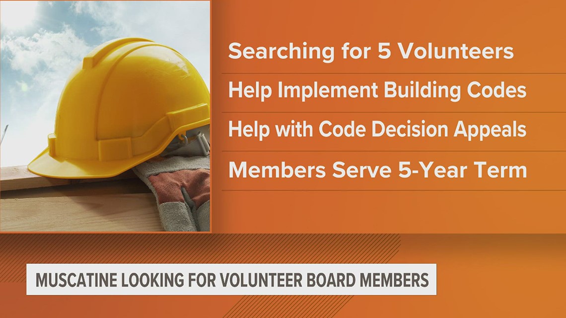 City of Muscatine seeking to fill positions in new construction advisory board | wqad.com