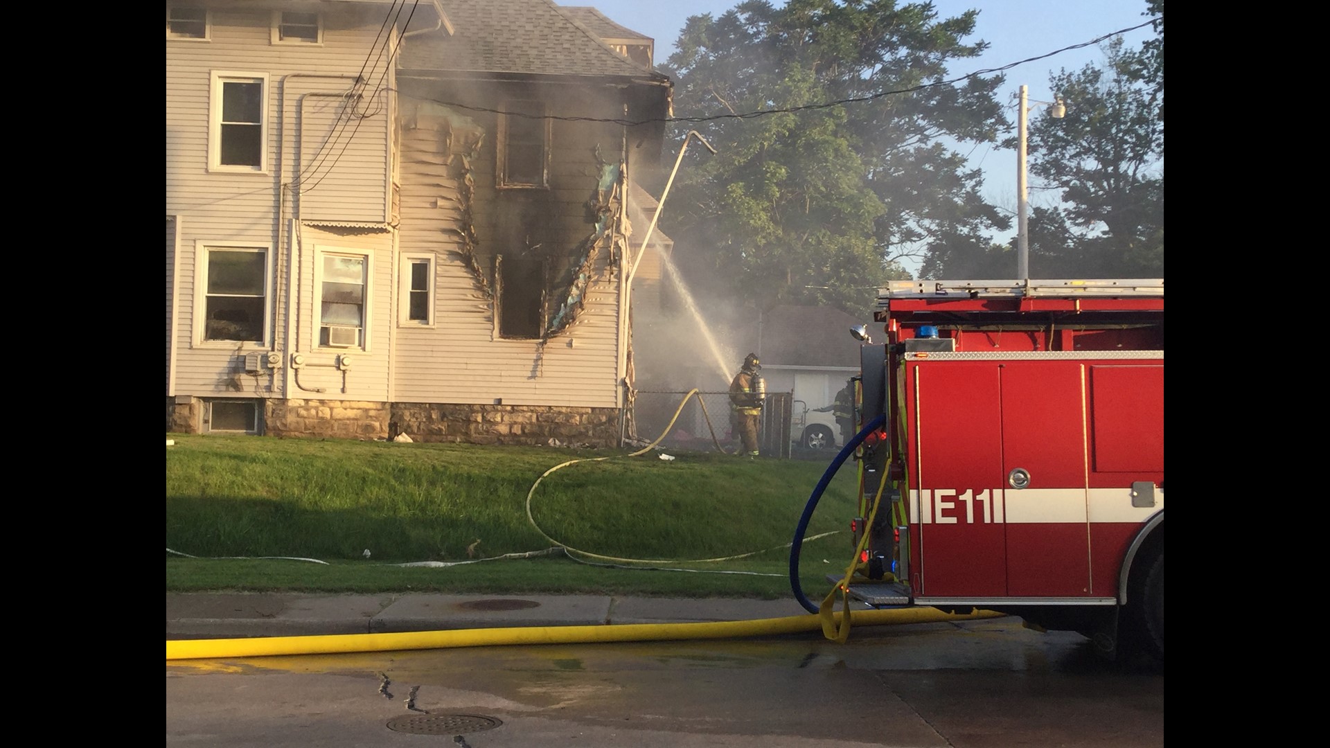 Residents seen escaping Moline house fire | wqad.com