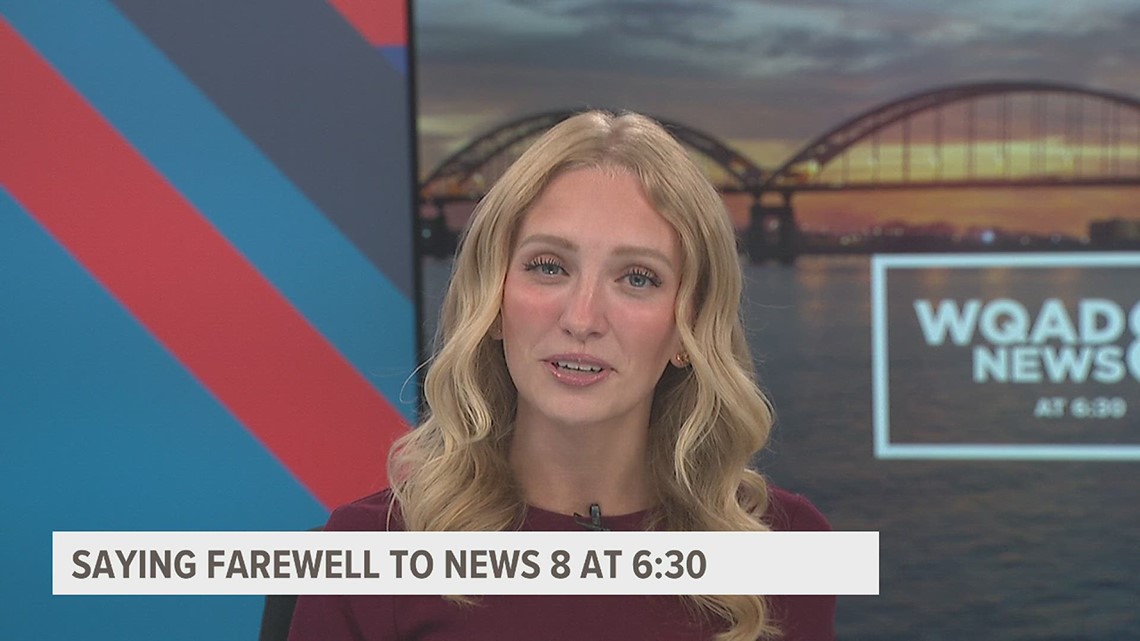 Shelby Kluver says goodbye to WQAD's 6:30 newscast | wqad.com