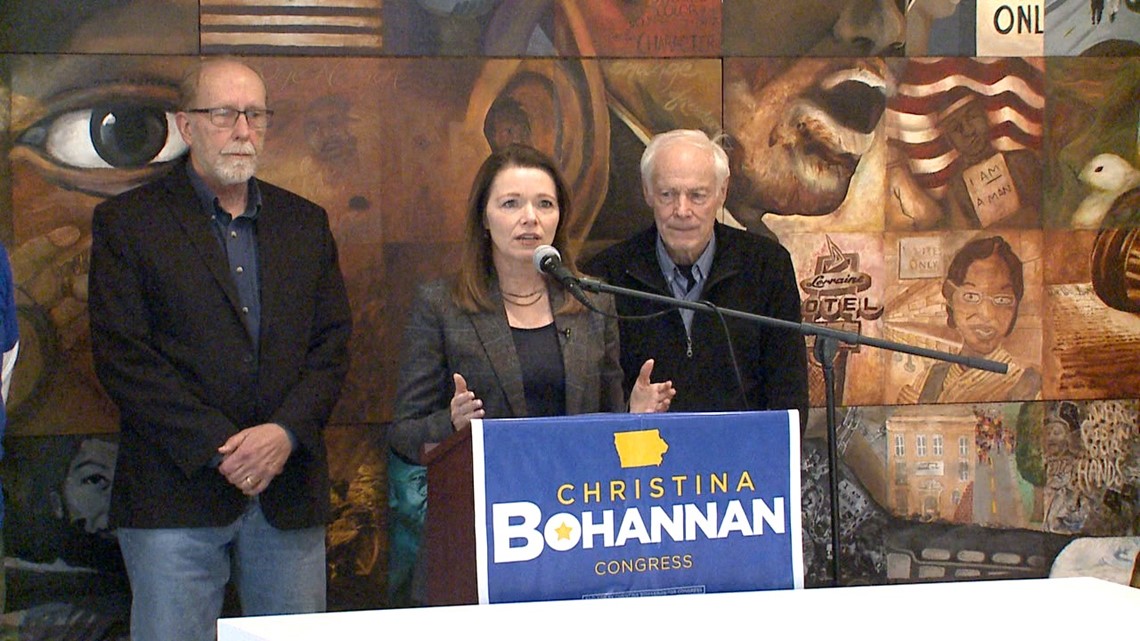 Christina Bohannan running for Congress in Iowa's 1st district | wqad.com