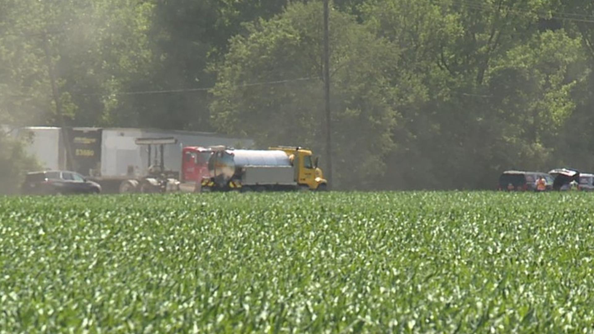 Multiple units respond to Sterling recycling plant fire | wqad.com