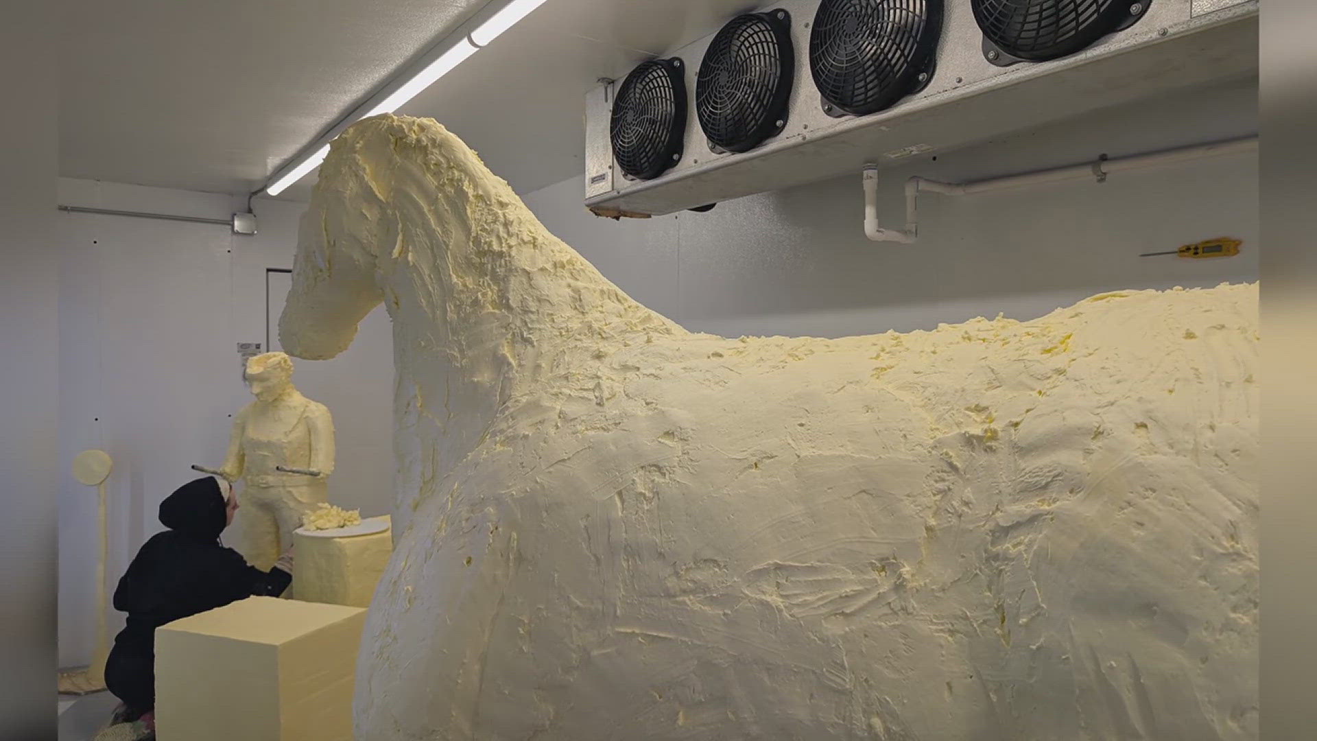Iowa State Fair's butter cow sculptor whipping up something special for ...