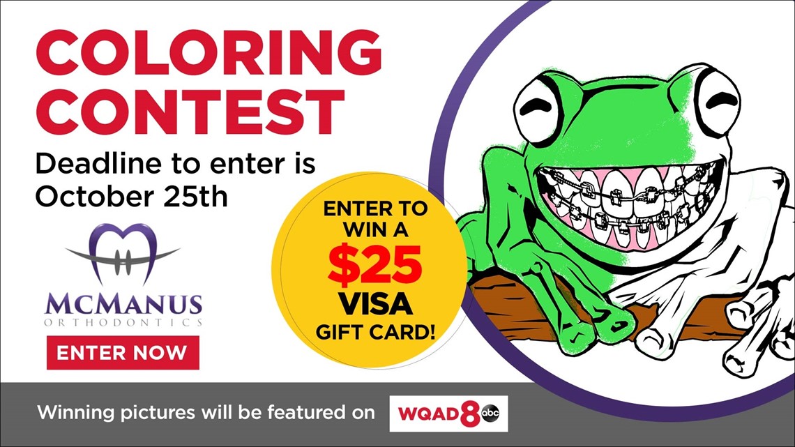 McManus Orthodontics Coloring Contest | wqad.com