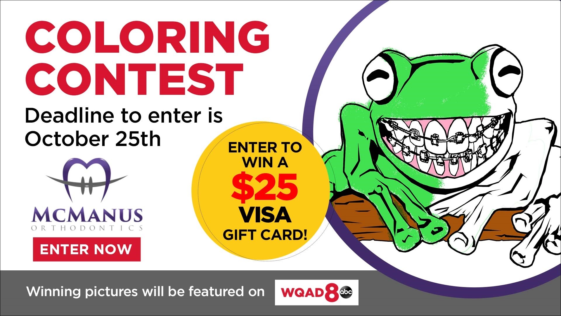 McManus Orthodontics Coloring Contest | wqad.com