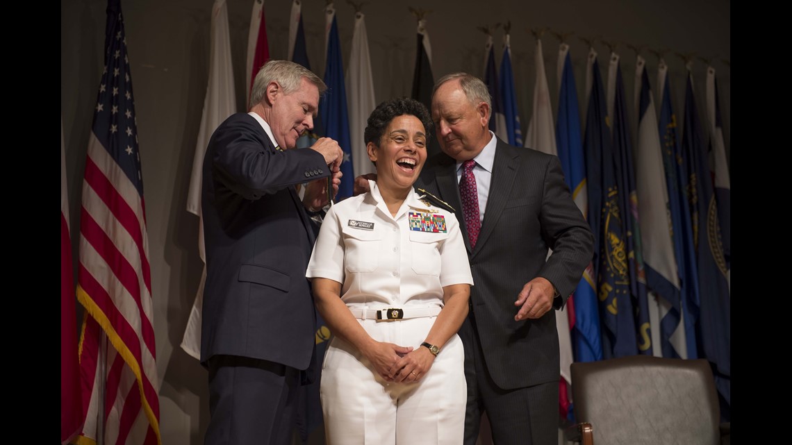 Navy gets first female four-star admiral | wqad.com
