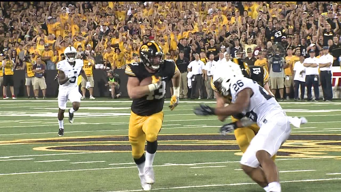 Penn State survives Iowa with touchdown on the final play | wqad.com