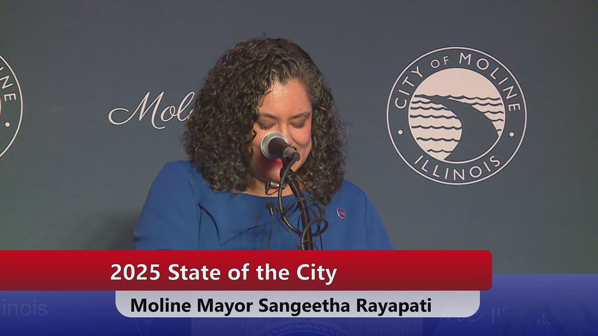 Moline Mayor Sangeetha Rayapati delivers 2025 State of the City Address | wqad.com