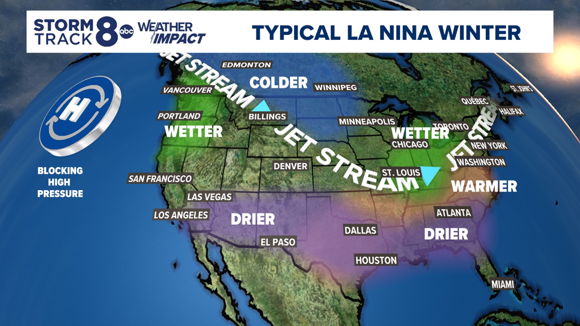 NOAA issues 2025 La Niña watch for fall and winter | wqad.com