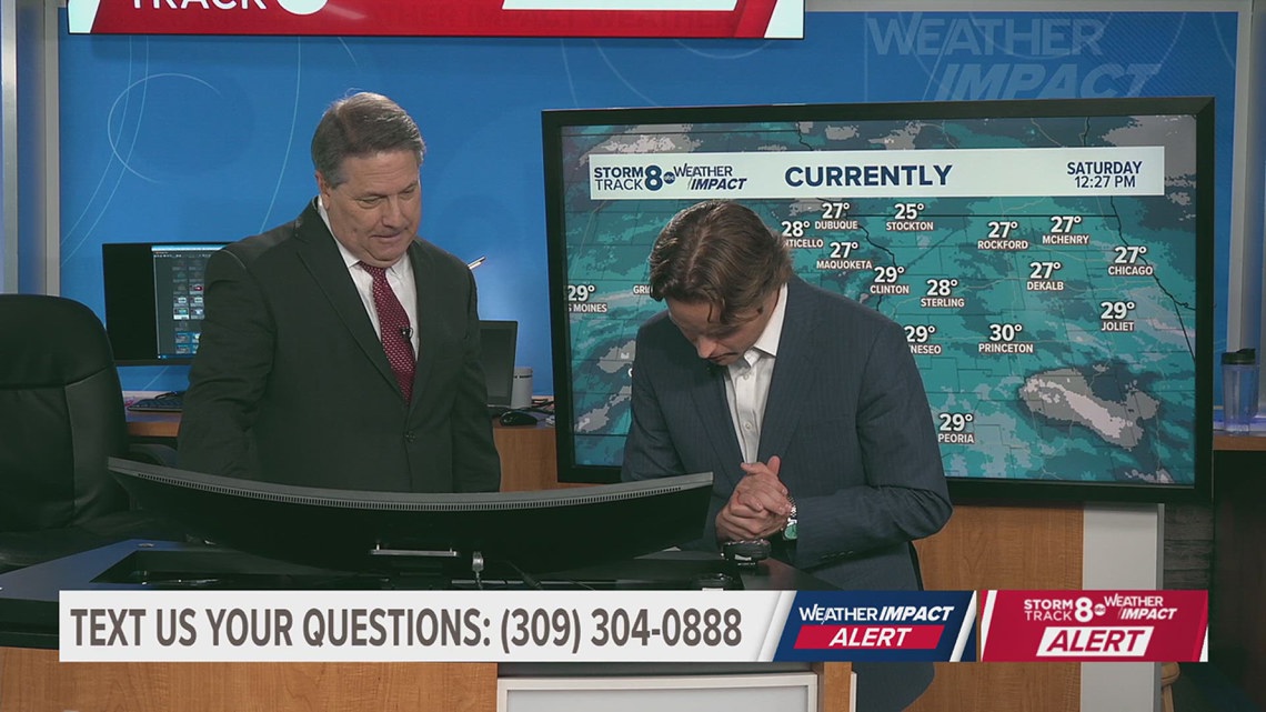 (12 p.m. Saturday) Tracking snowfall across the entire Quad Cities ...