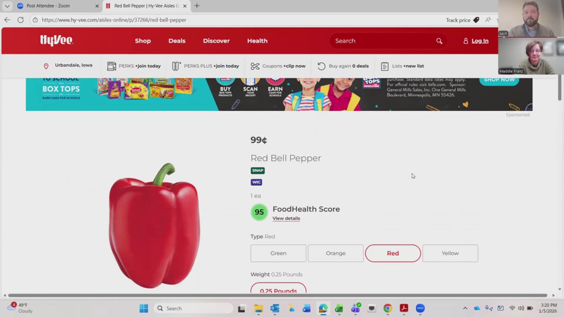 Hy-Vee app adds food health scoring system | wqad.com