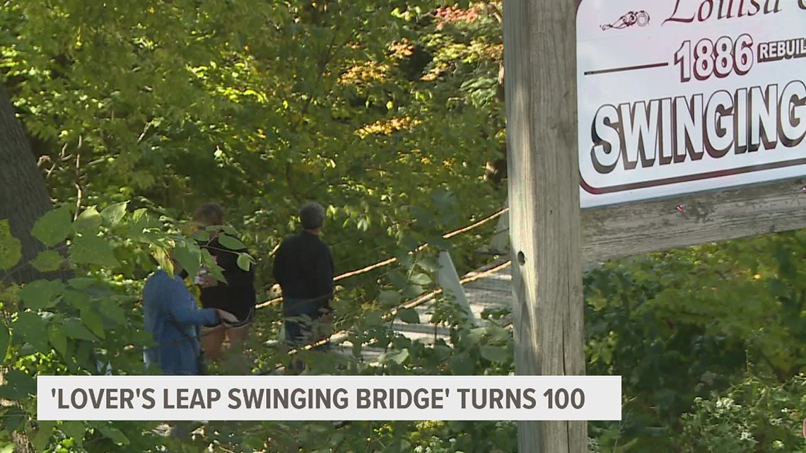Community celebrates Columbus Junction swinging bridge 100 years | wqad.com