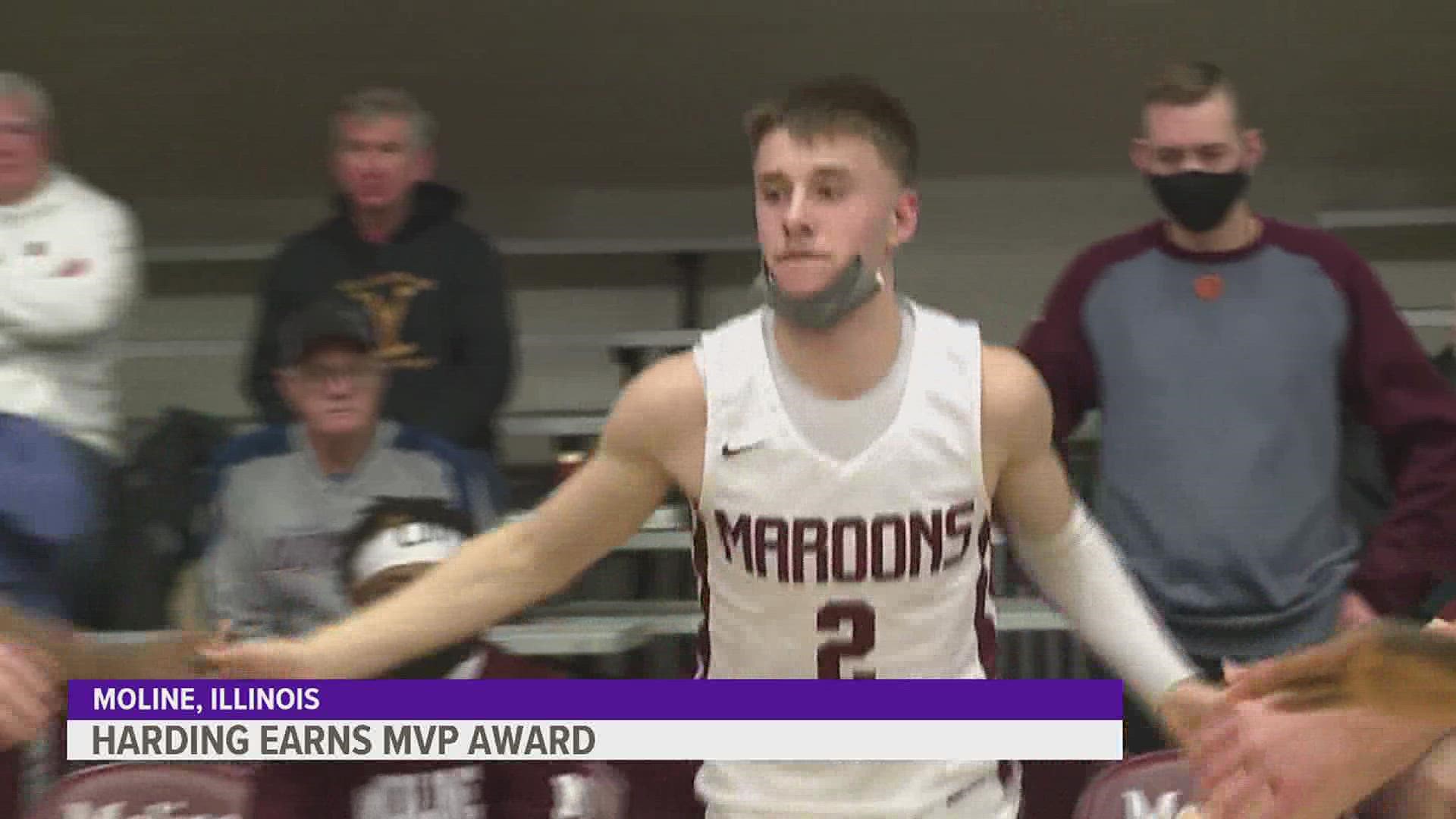 Moline's Brock Harding earns MVP award in summer AAU basketball | wqad.com