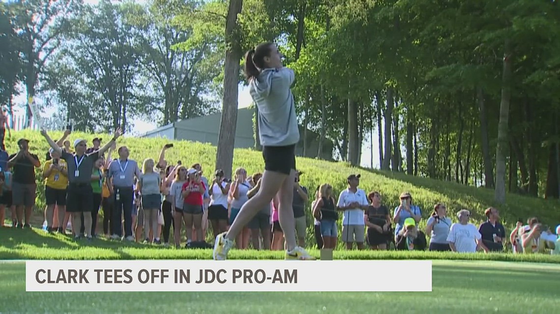 Caitlin Clark takes over the John Deere Classic Pro-Am | JDC 2023 ...