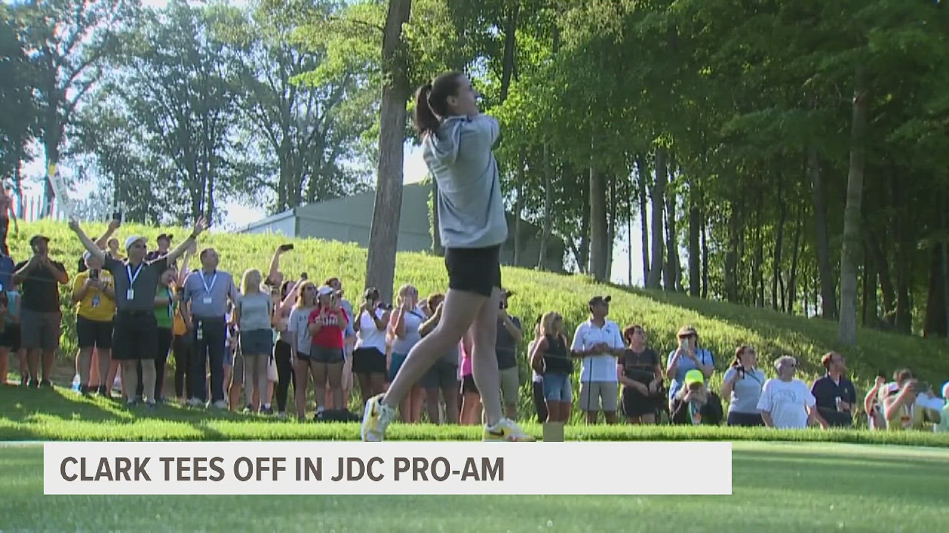 Caitlin Clark takes over the John Deere Classic Pro-Am | JDC 2023 | wqad.com