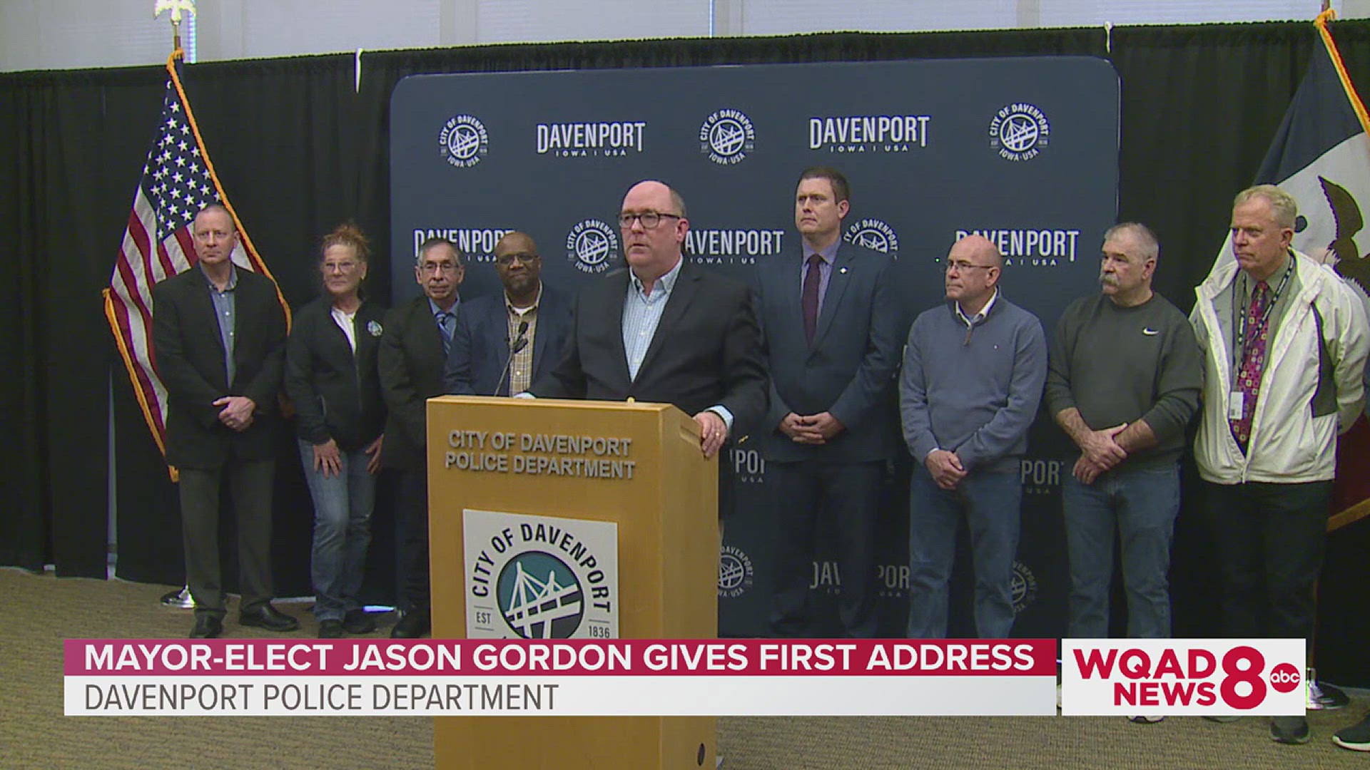 Davenport's new mayor delivers first address | wqad.com
