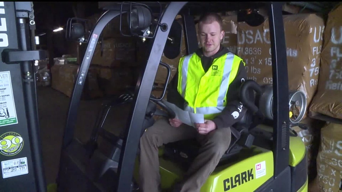 Take a look inside the National Flood Fight Material Center as crews ...