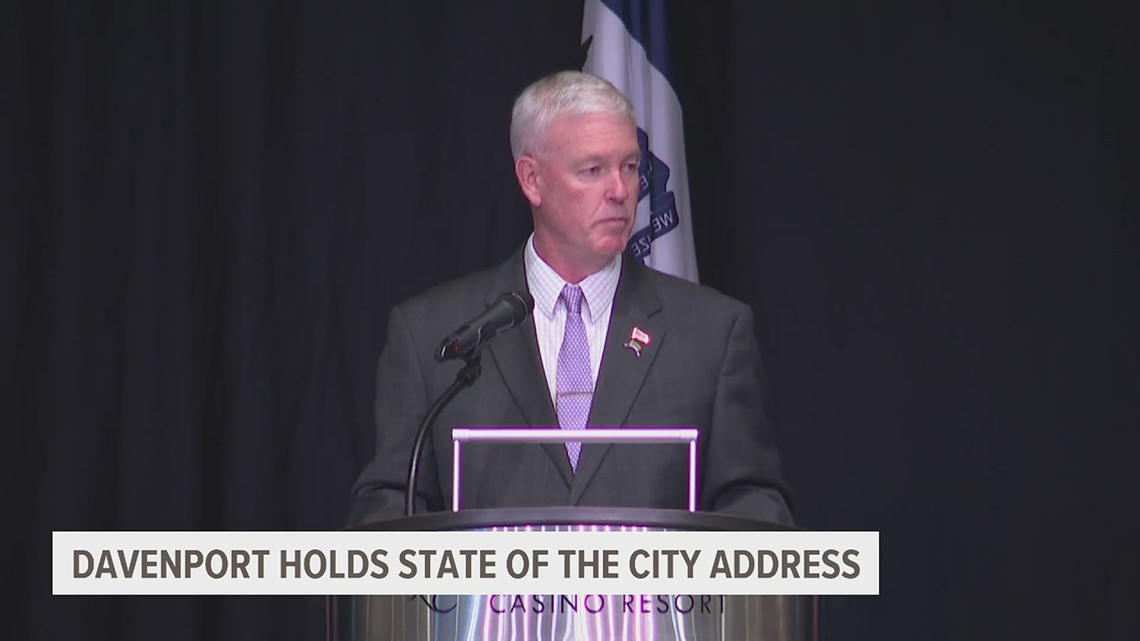 Mayor Mike Matson delivers 2023 Davenport State of the City address ...