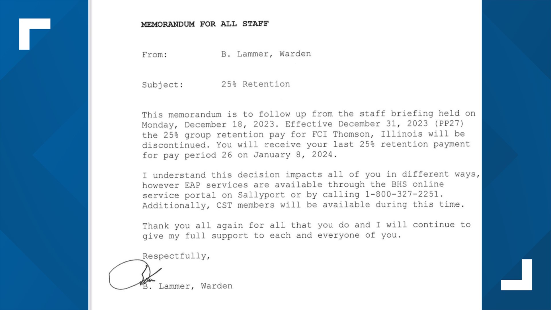 Pay cuts coming to FCI Thomson employees | wqad.com