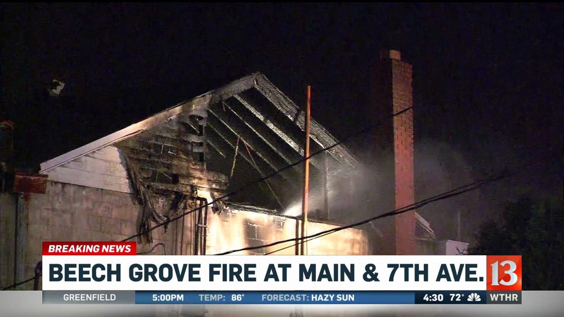 Fire at Beech Grove Masonic Lodge under investigation | wthr.com