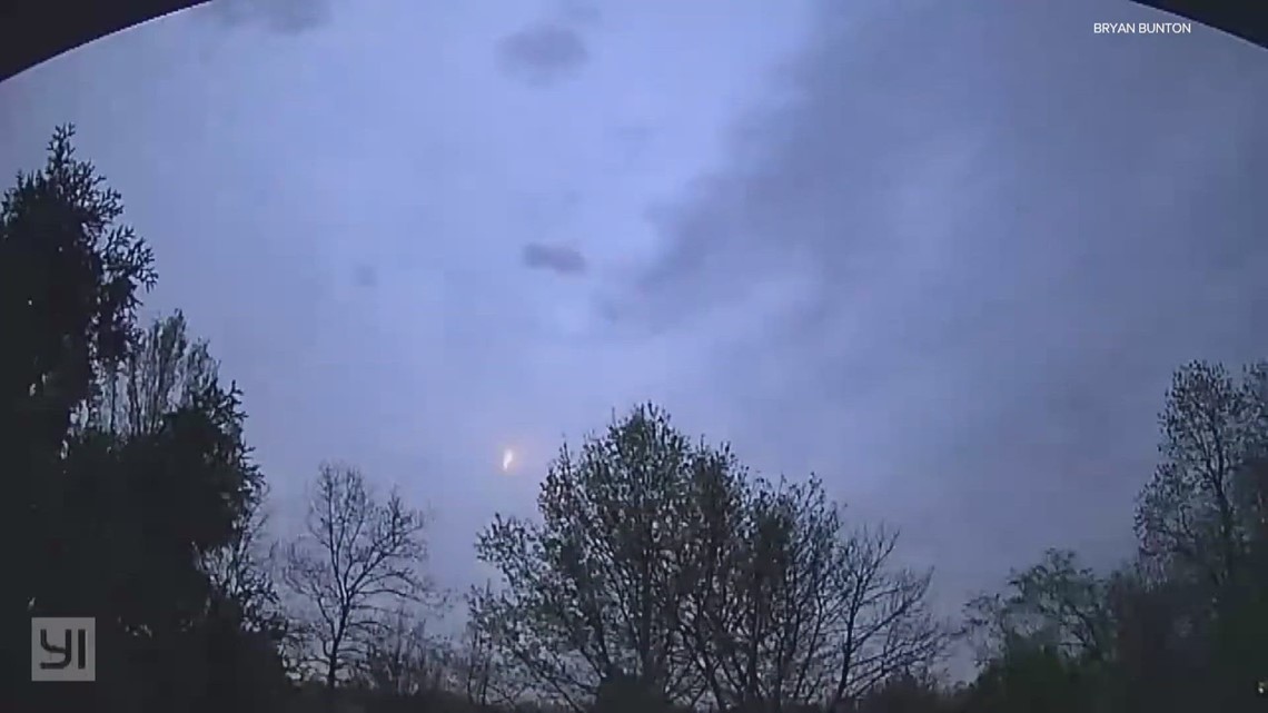 Security camera captures possible meteor over Indiana | wthr.com