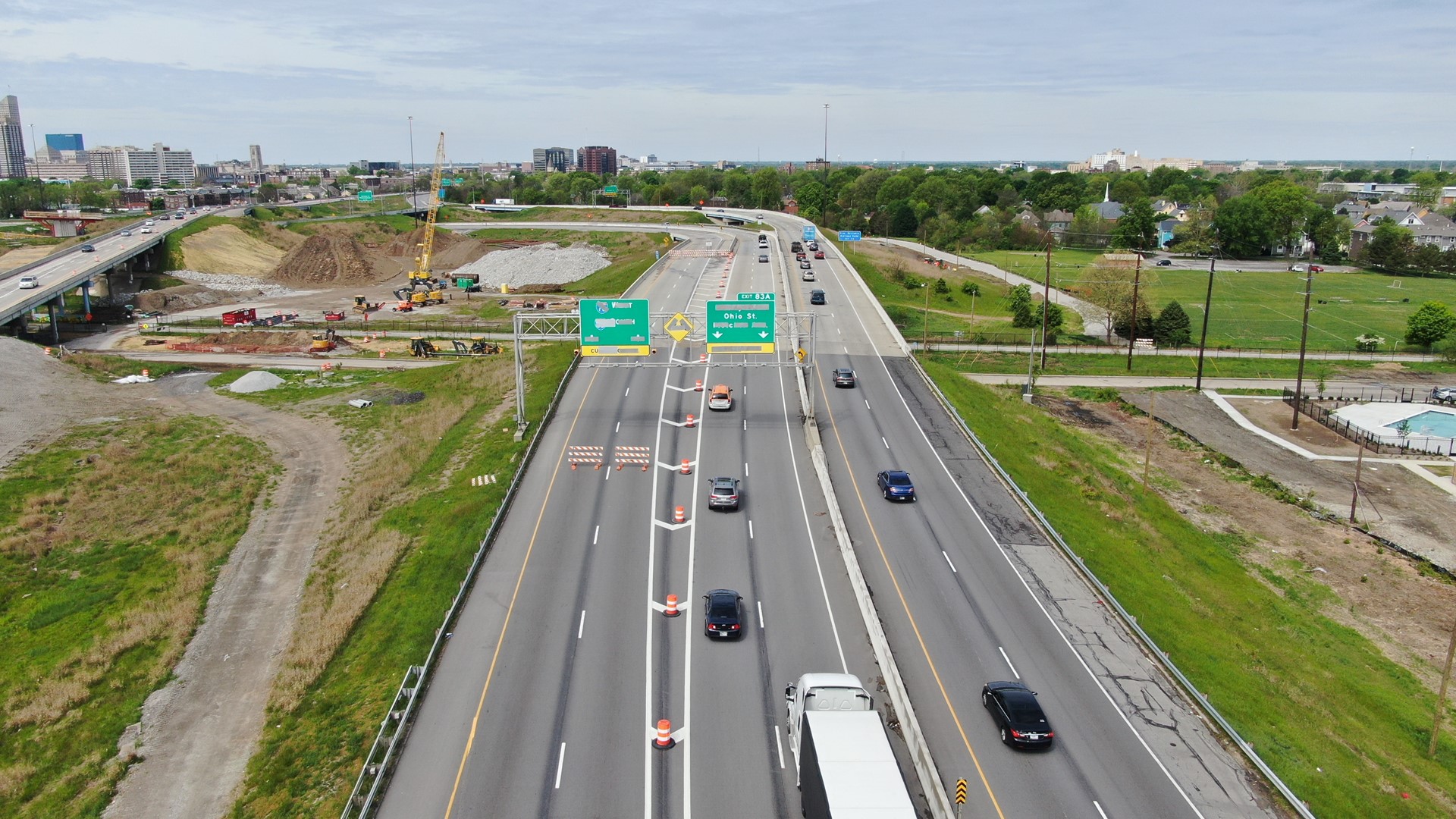 North Split interchange full closure underway | wthr.com