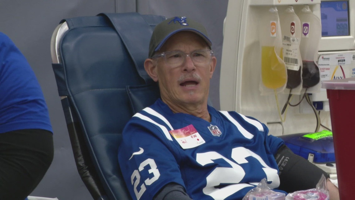 Colts host 25th annual 'Bleed Blue' blood drive | wthr.com