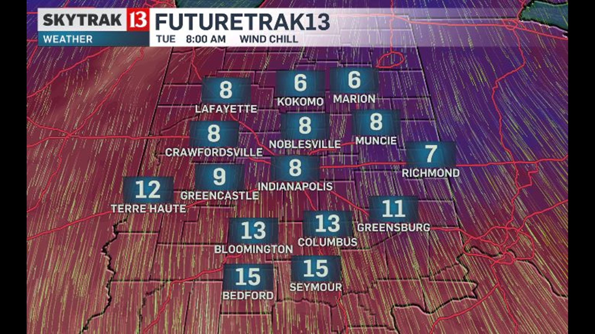 SkyTrak Weather Forecast - Monday, 3/13/17 midday update | wthr.com