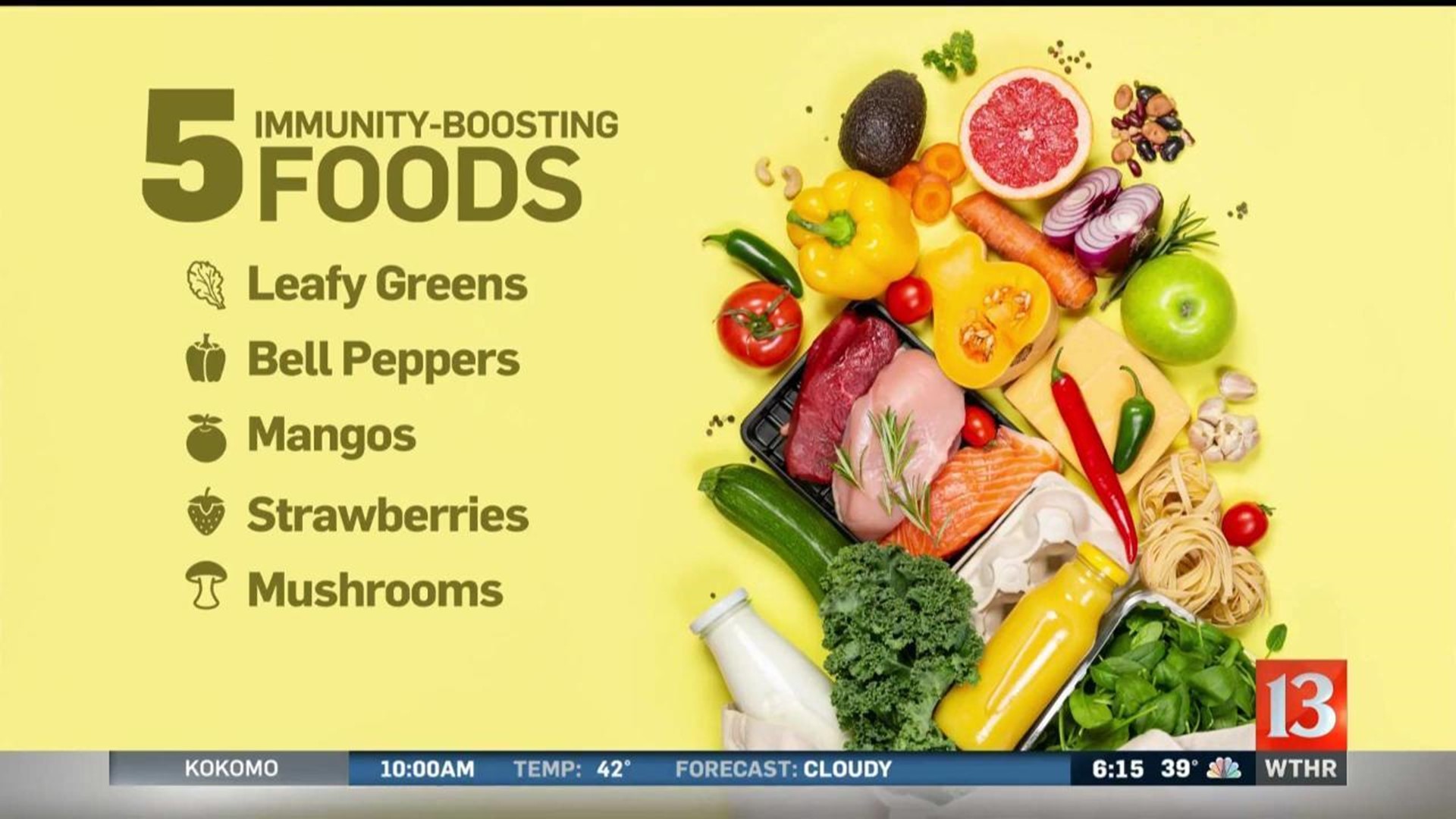 Expert offers tips on foods to eat to boost your immune system | wthr.com Expert offers tips on foods to eat to boost your immune system | wthr.com