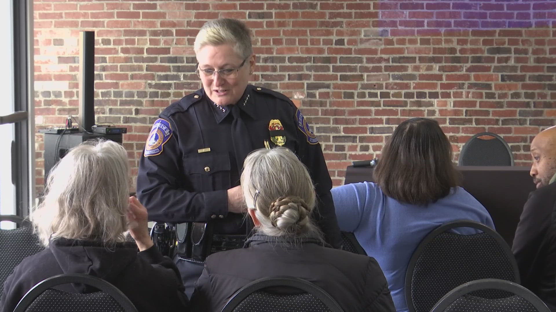 IMPD Chief Tanya Terry holds conversational event with Haughville ...