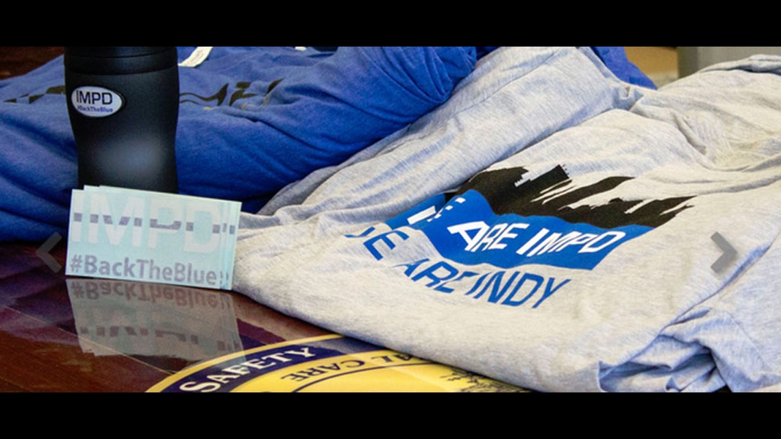 Support IMPD, "Back the Blue" campaign and win a free T-Shirt! | wthr.com