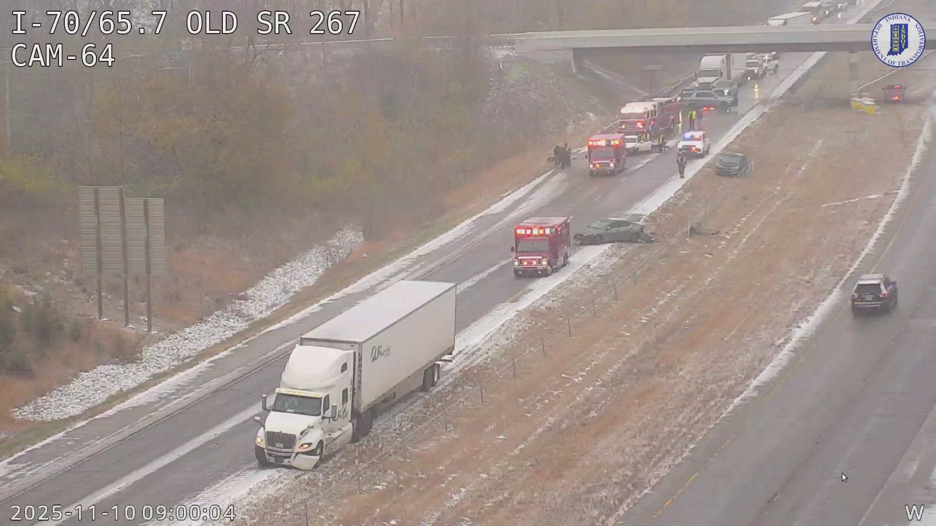 More than 130 crashes in Indianapolis during snowy, slick commute ...