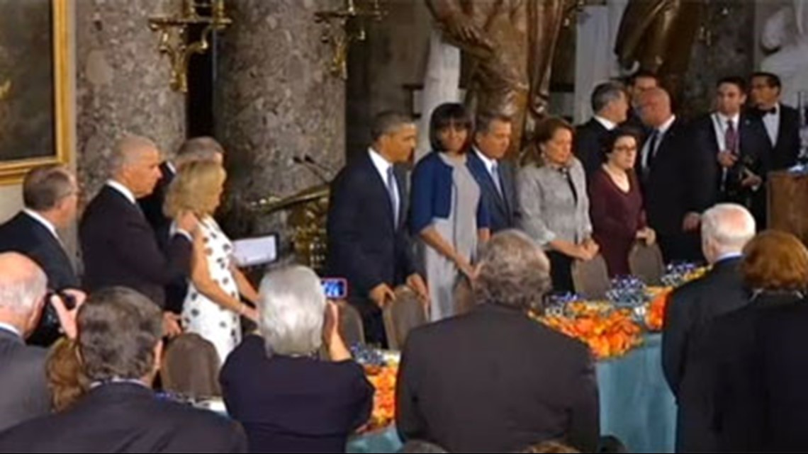 Obamas attend congressional luncheon | wthr.com