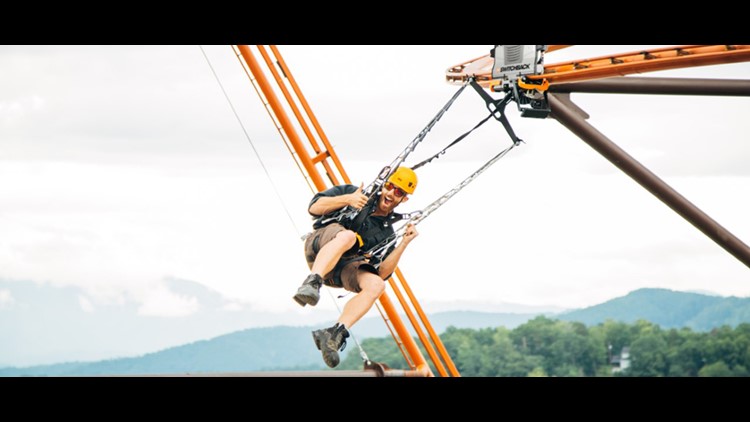 World's first zipline roller coaster opens in Tennessee | wthr.com