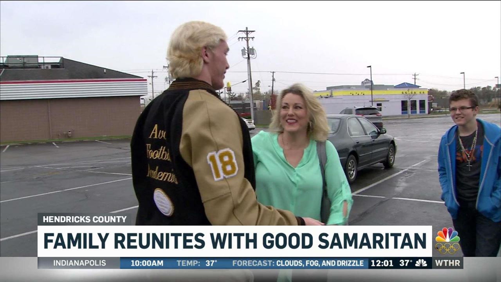 Family thanks Good Samaritan teen who stopped to help them during ...
