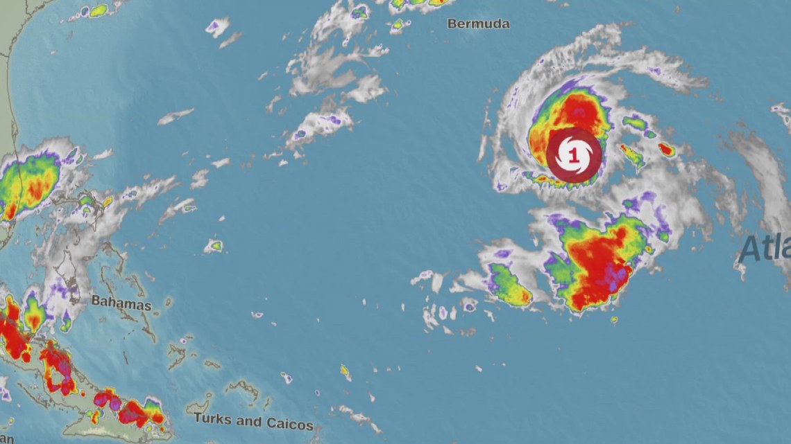 Hurricane Gabrielle strengthens in the Atlantic, expected to become ...
