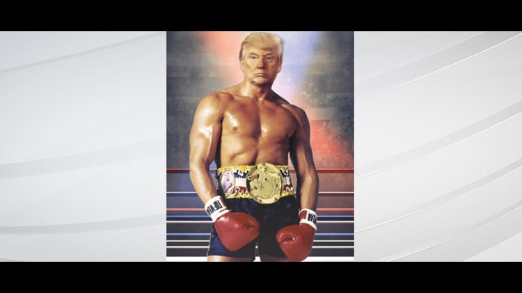 Trump tweets image of himself as Rocky | wthr.com